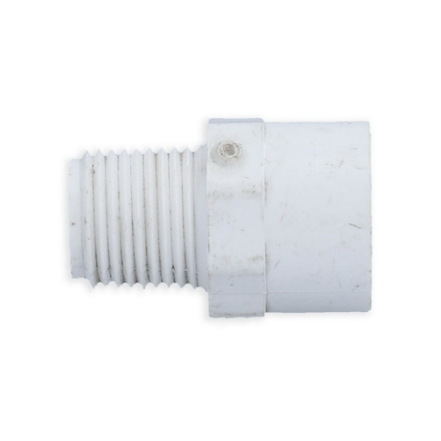 PVC Male Adapter, MNPT x Socket, 1/2 in Pipe Size 436005BC - Walmart.com