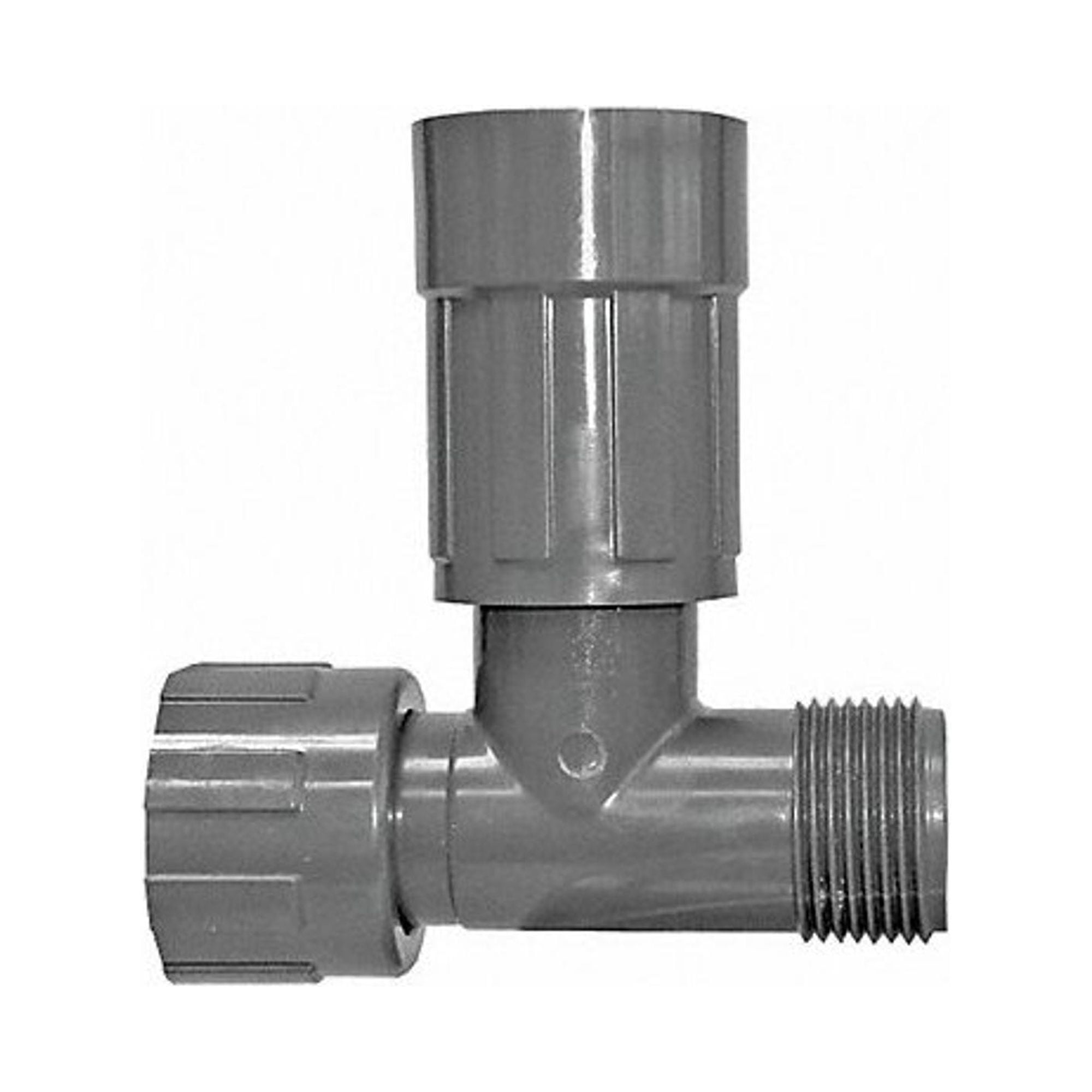 Manufacturer Varies PVC Manifold Tee, FNPT x FNPT x MNPT, 1 in Pipe ...