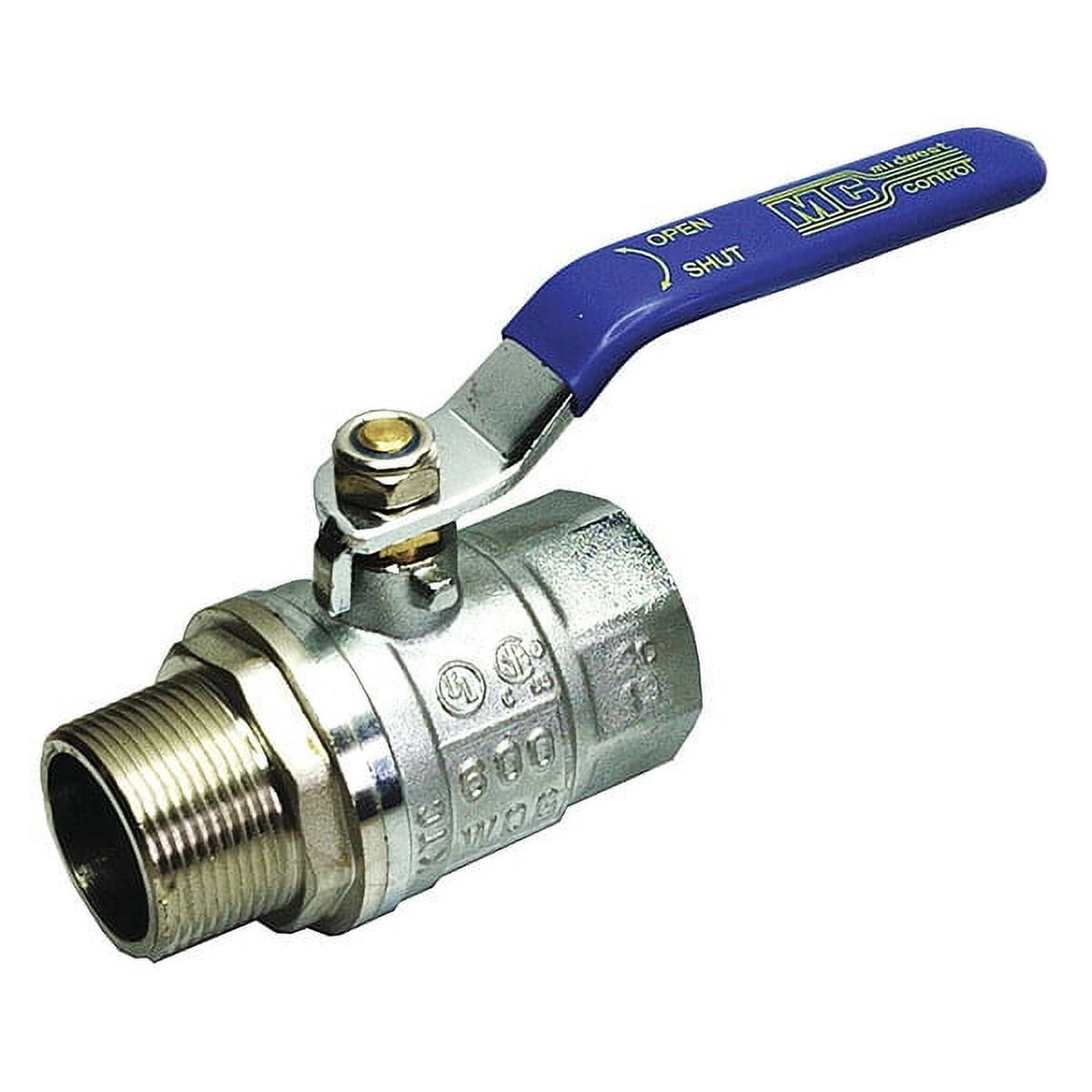Manufacturer Varies Manual 2-Way Ball Valve,NPT,Brass G-KTCM-150NP - Walmart.com