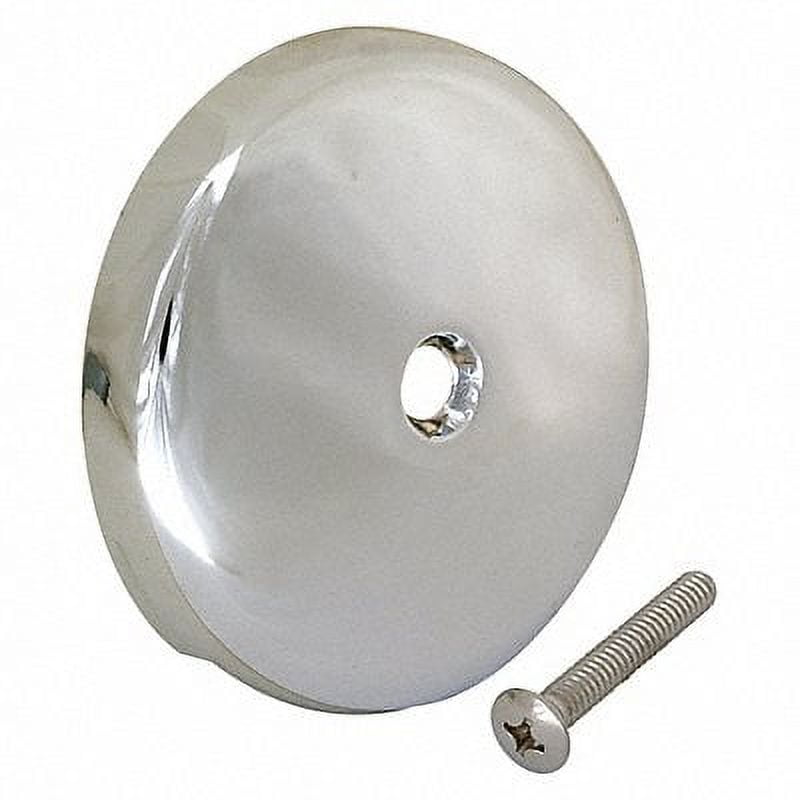 Zoro Select, Bath Drain Overflow Face Plate, 35247, Chrome Finish ...