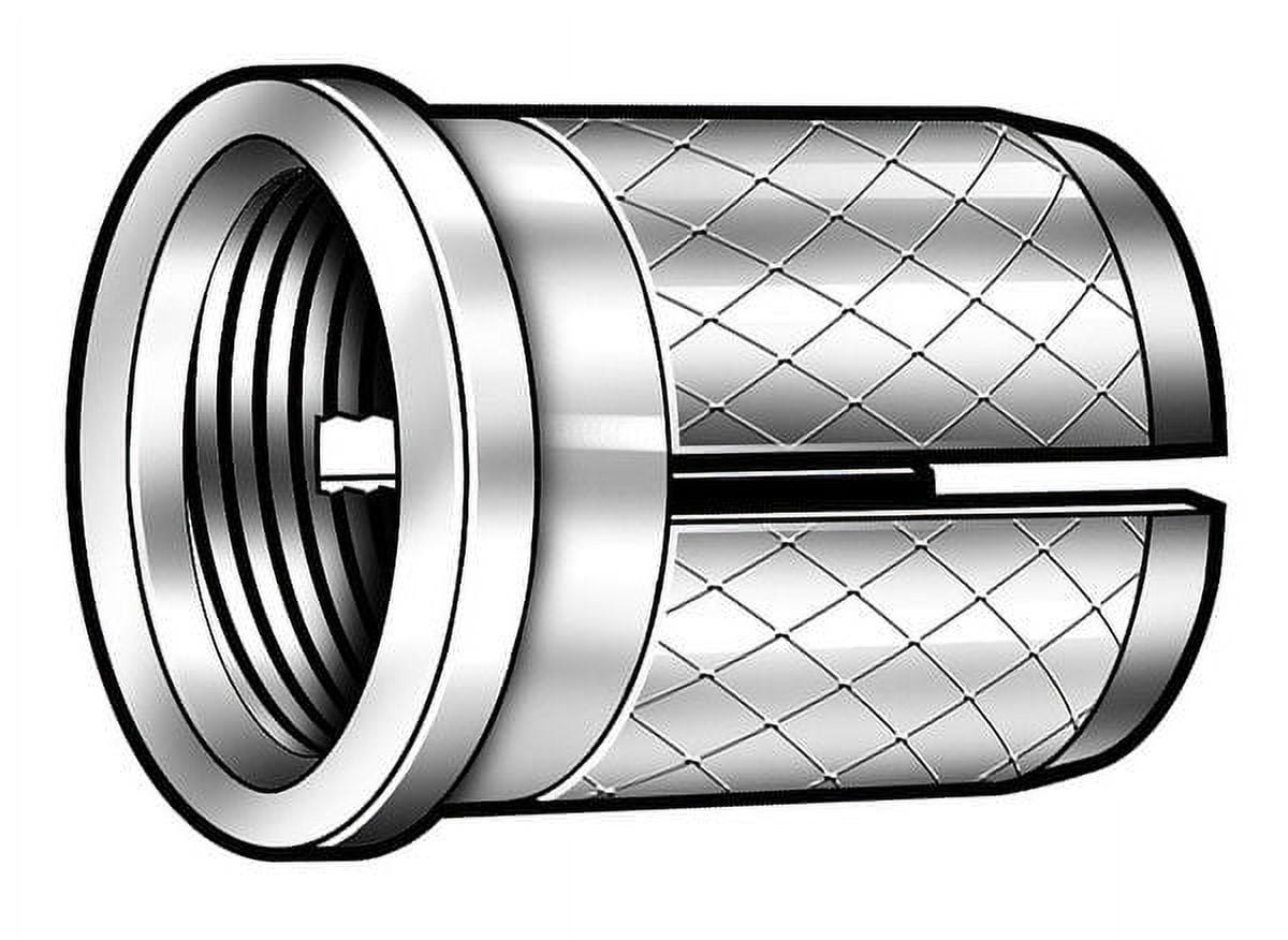 Manufacturer Varies Press Insert,Brass,5/16"-18,Flanged,PK10 260-5-BR ...