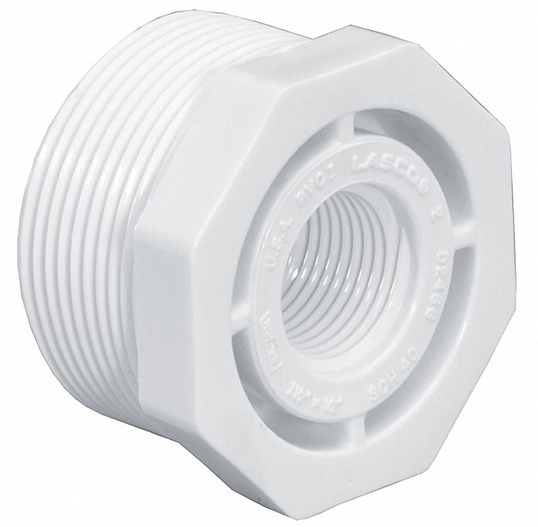 Manufacturer Varies Reducing Bushing, 1 1/4 x 1/2 in, PVC 439166 ...