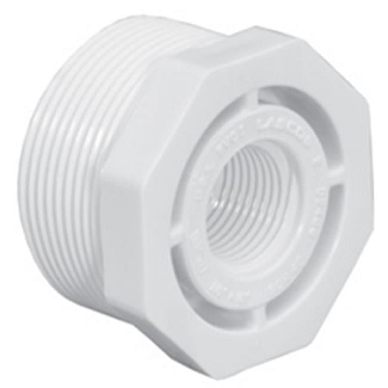 PVC Reducing Bushing, MNPT x FNPT, 2 in x 1 1/2 in Pipe Size - Walmart.com