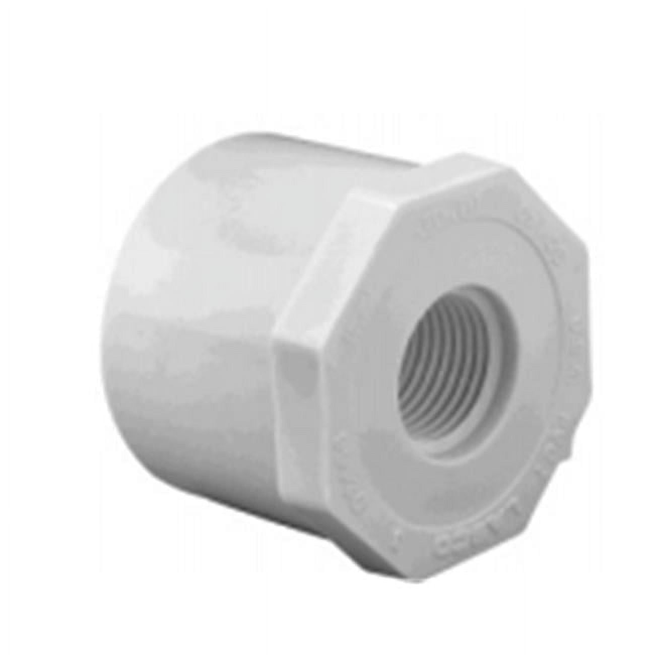 PVC Reducing Bushing, Spigot x Socket, 4 in x 2 1/2 in Pipe Size ...