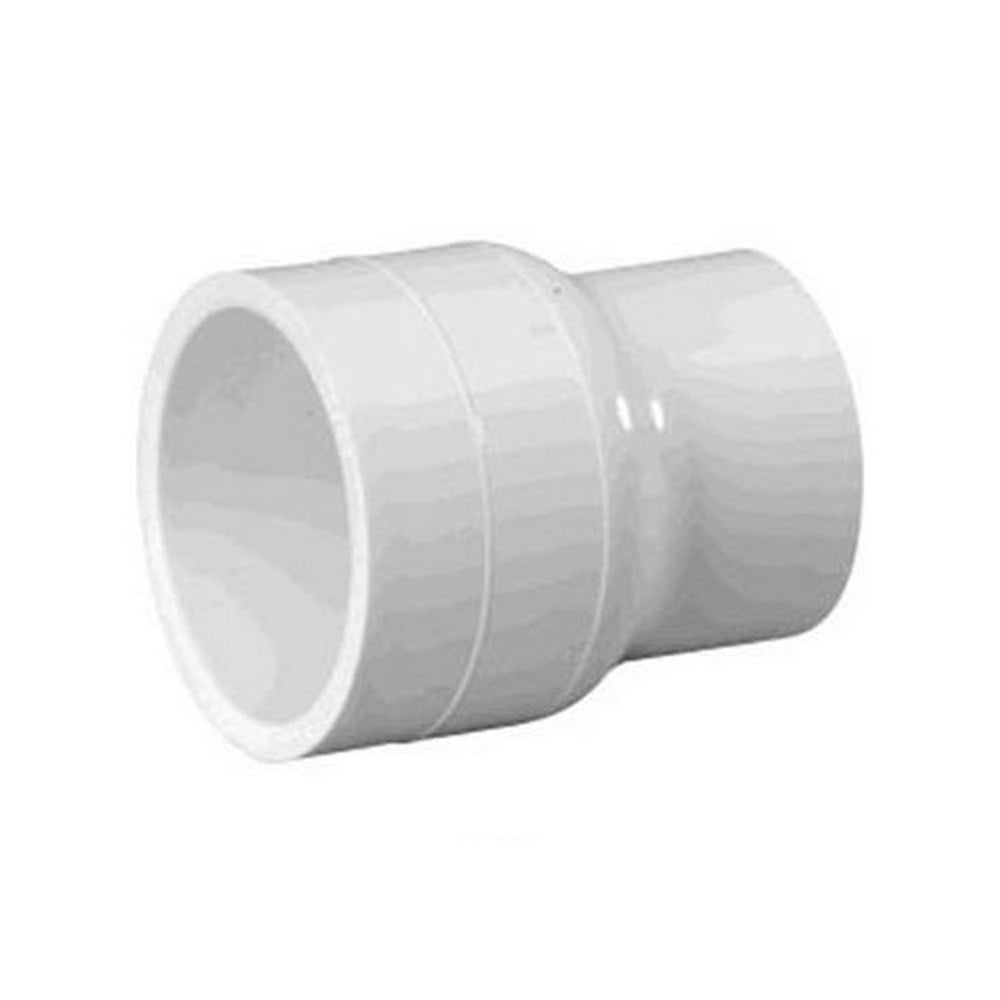 PVC Reducing Coupling, Socket x Socket, 3/4 in x 1/2 in Pipe Size ...