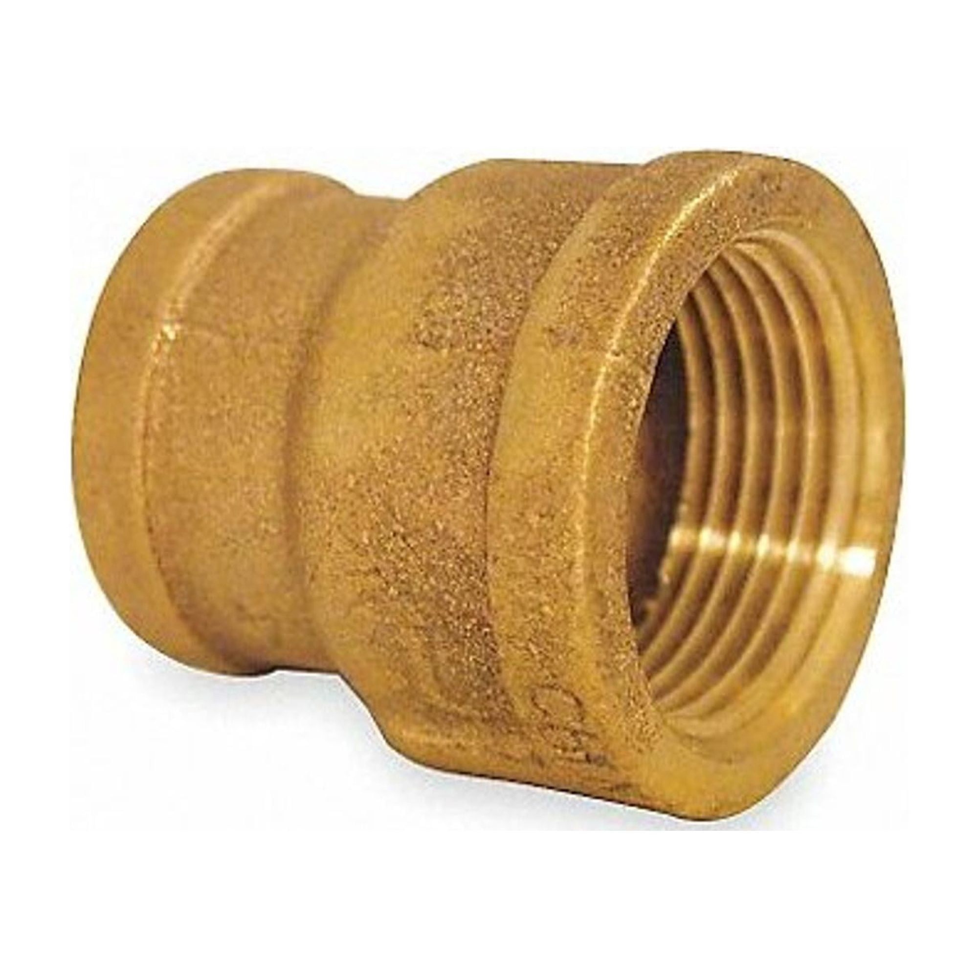 Choice Zoro 1VGE3 1 x 0.75 in. Reducing Coupling, Red Brass - Walmart.com