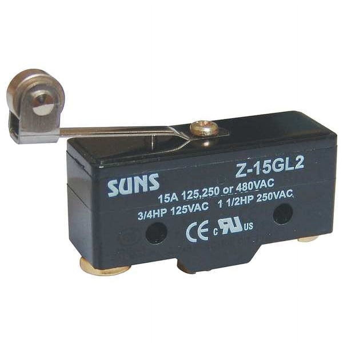 Manufacturer Varies Snap Action Switch, Roller Lever, SPDT 5JEE7 ...