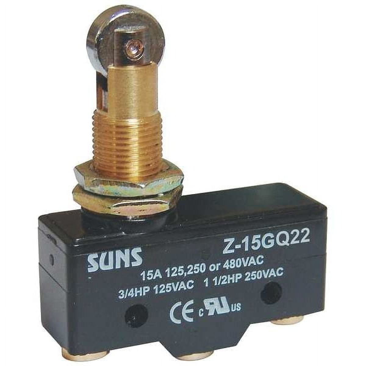 Manufacturer Varies Snap Action Switch, Roller Plunger, SPDT 5JED9 ...