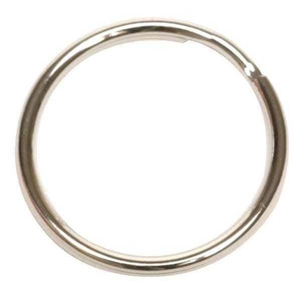 Manufacturer Varies Split Key Ring,Steel,1 1/2 in D,PK25 1F100 ...