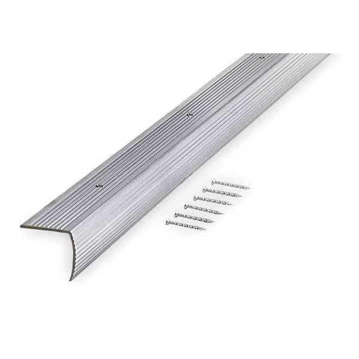 Manufacturer Varies Stair Edging,Silver,36in W,Aluminum 2RRW3 - Walmart.com