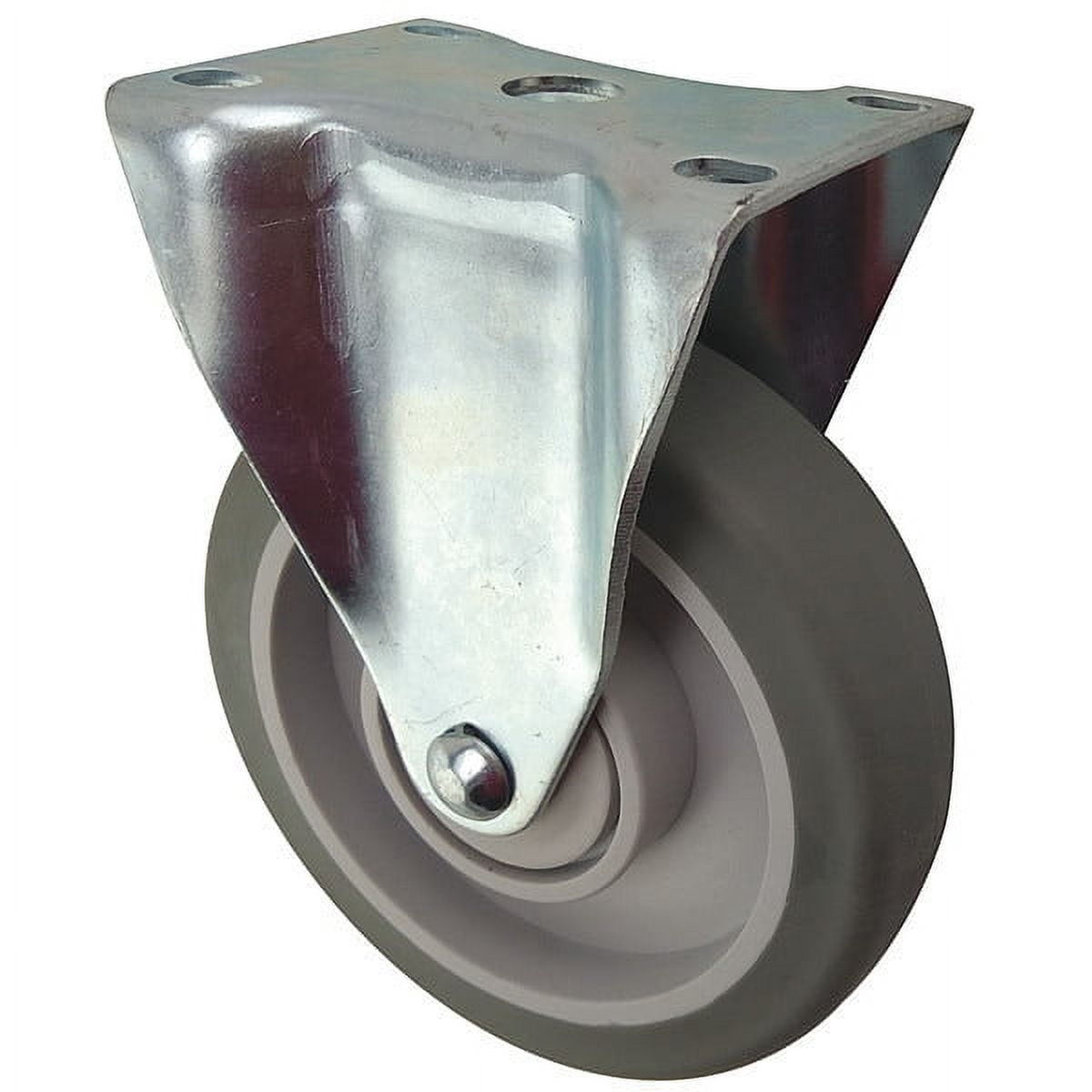 Manufacturer Varies Plate Caster,Rigid,Rubber,6 1/4"H 2G063 - Walmart.com