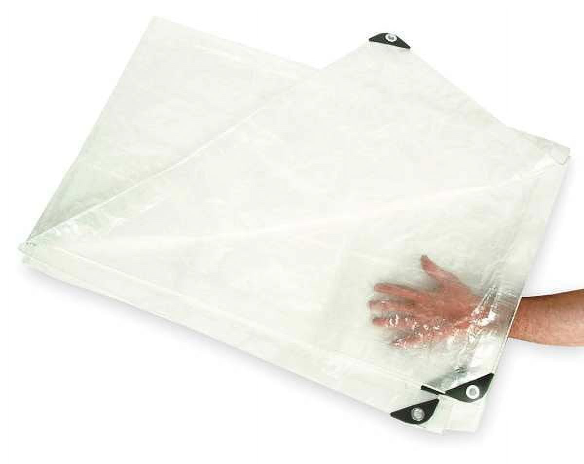Manufacturer Varies Tarp, Clear, 7.5 ft L, 5.5 ft W 2ZJ68 - Walmart.com