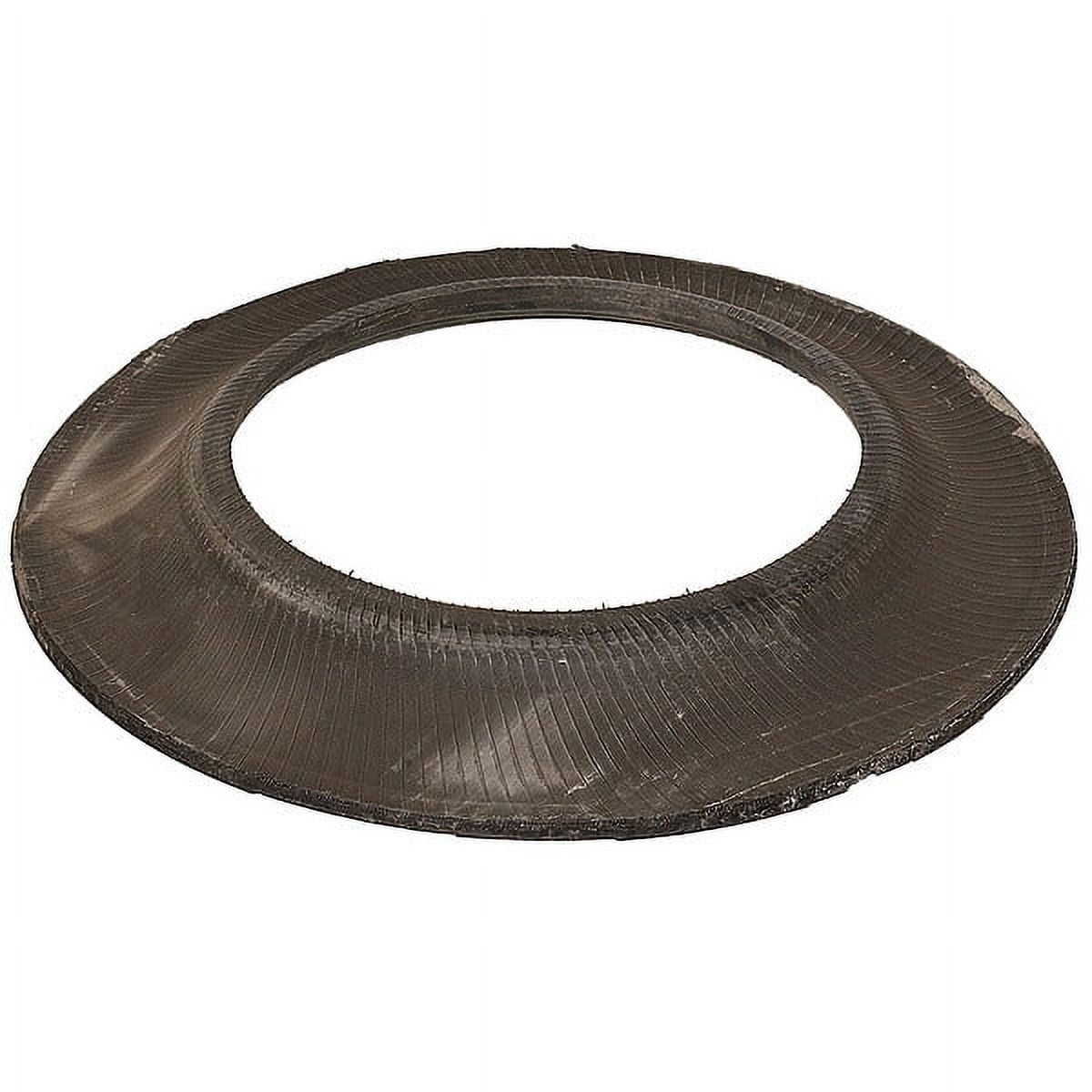 Channelizer Drum Base, Rubber, 3 in Height, 32 in Length, 22.5 lb ...