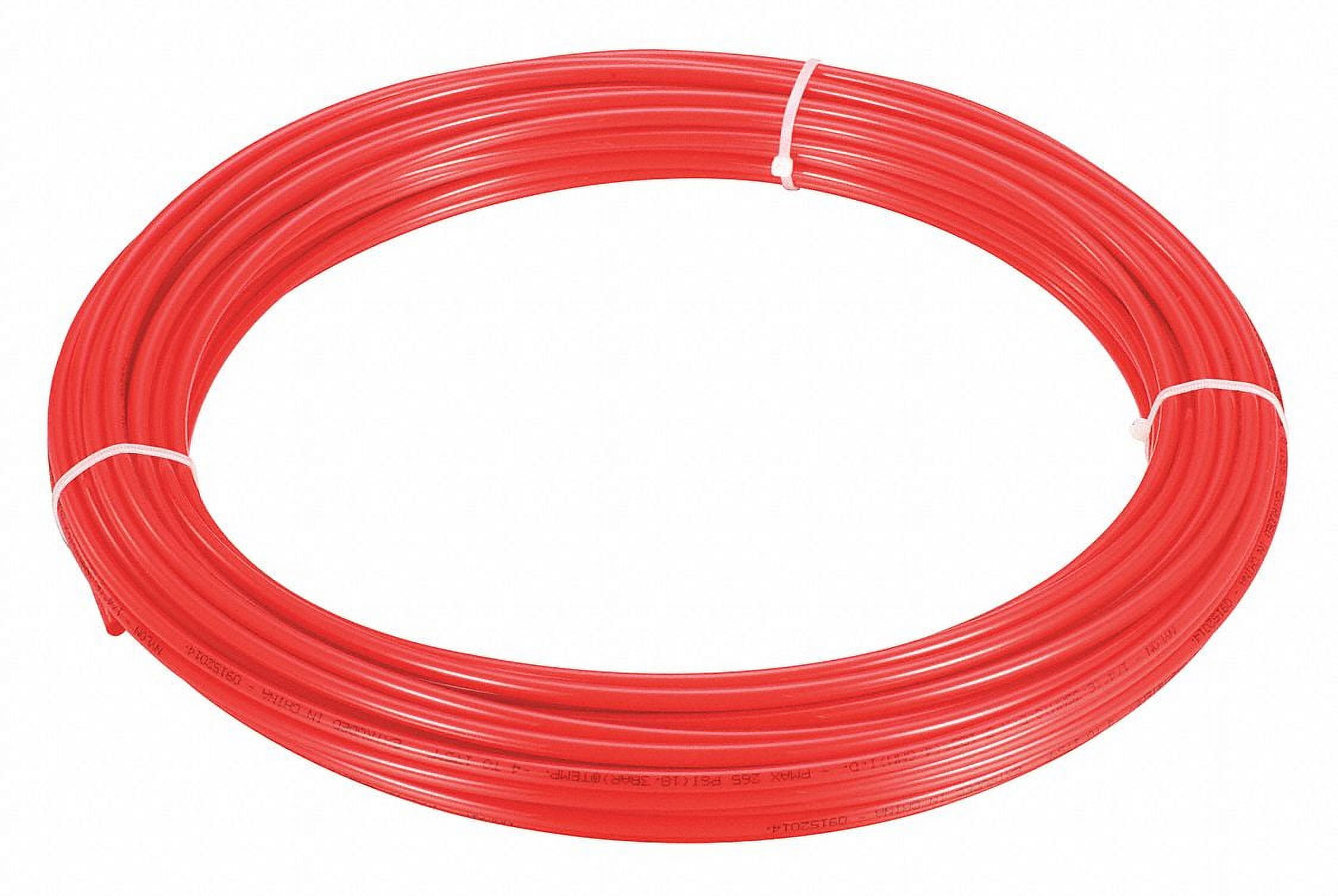 Manufacturer Varies Tubing,1/4" OD,Nylon,Red,50 Ft 2VDU3 - Walmart.com