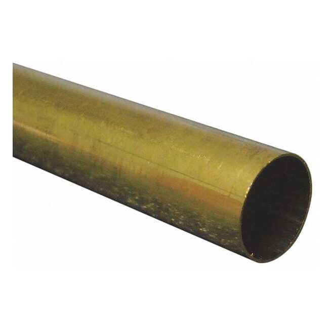 260 Brass Round Tube, 7/16 in Outside Dia, 6 ft Length - Walmart.com