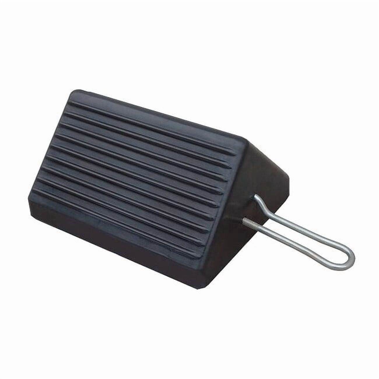 Manufacturer Varies Wheel Chock,Molded Rbr w/Stl Grab,Black 22XW73 ...