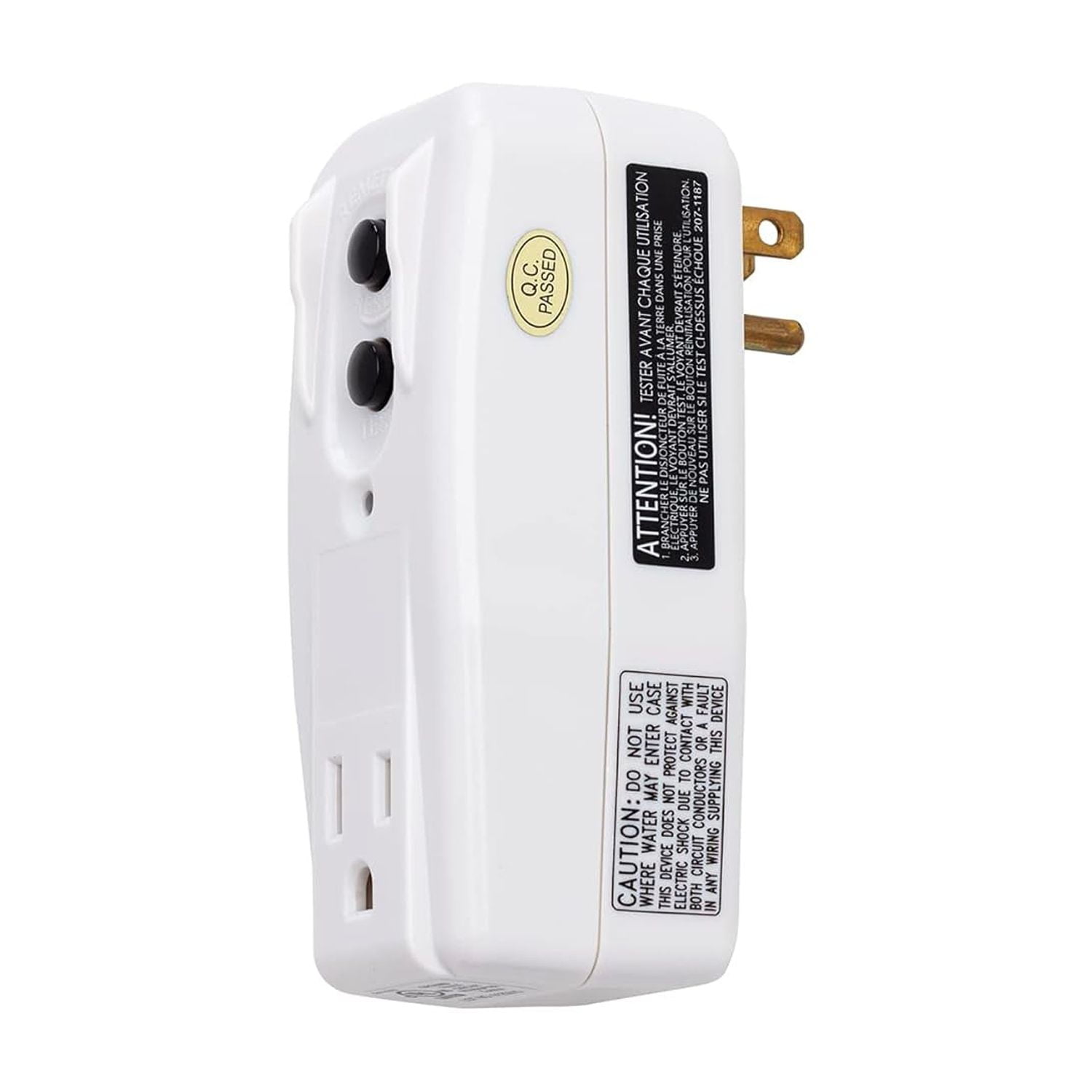 Manufacturing 30439005-14 Auto-Reset 15 AMP Grounded 3-Prong GFCI ...