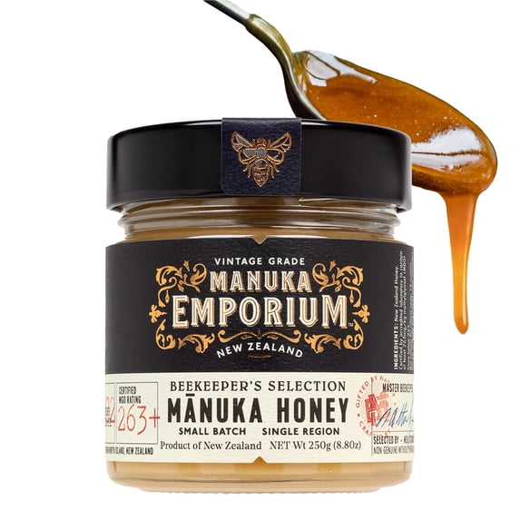 Manuka Emporium Manuka Honey GGA1 MGO 263+ | Raw Monofloral New Zealand ...