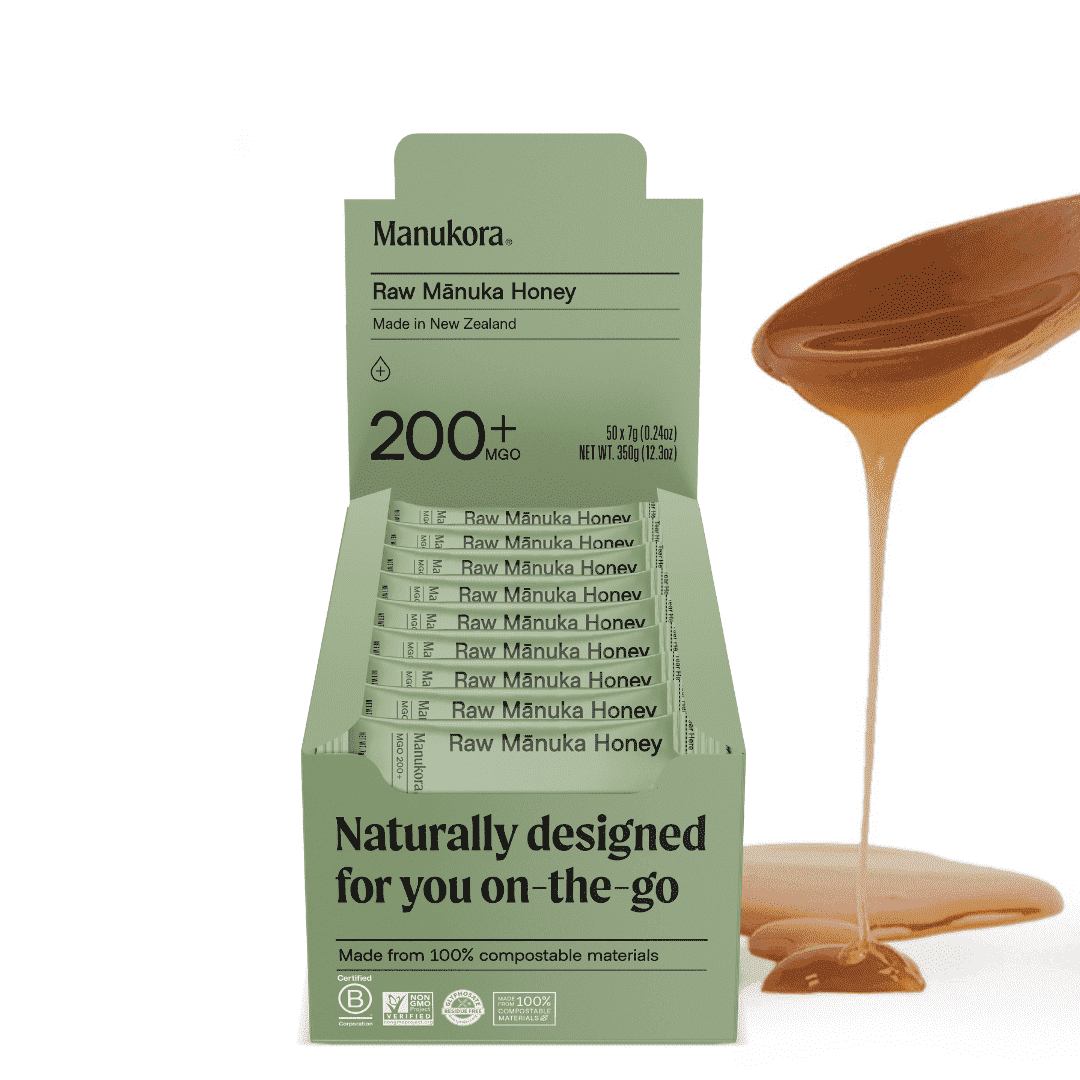 Manukora Raw Manuka Honey MGO 200+ | Stick Packs | 100% Pure New ...