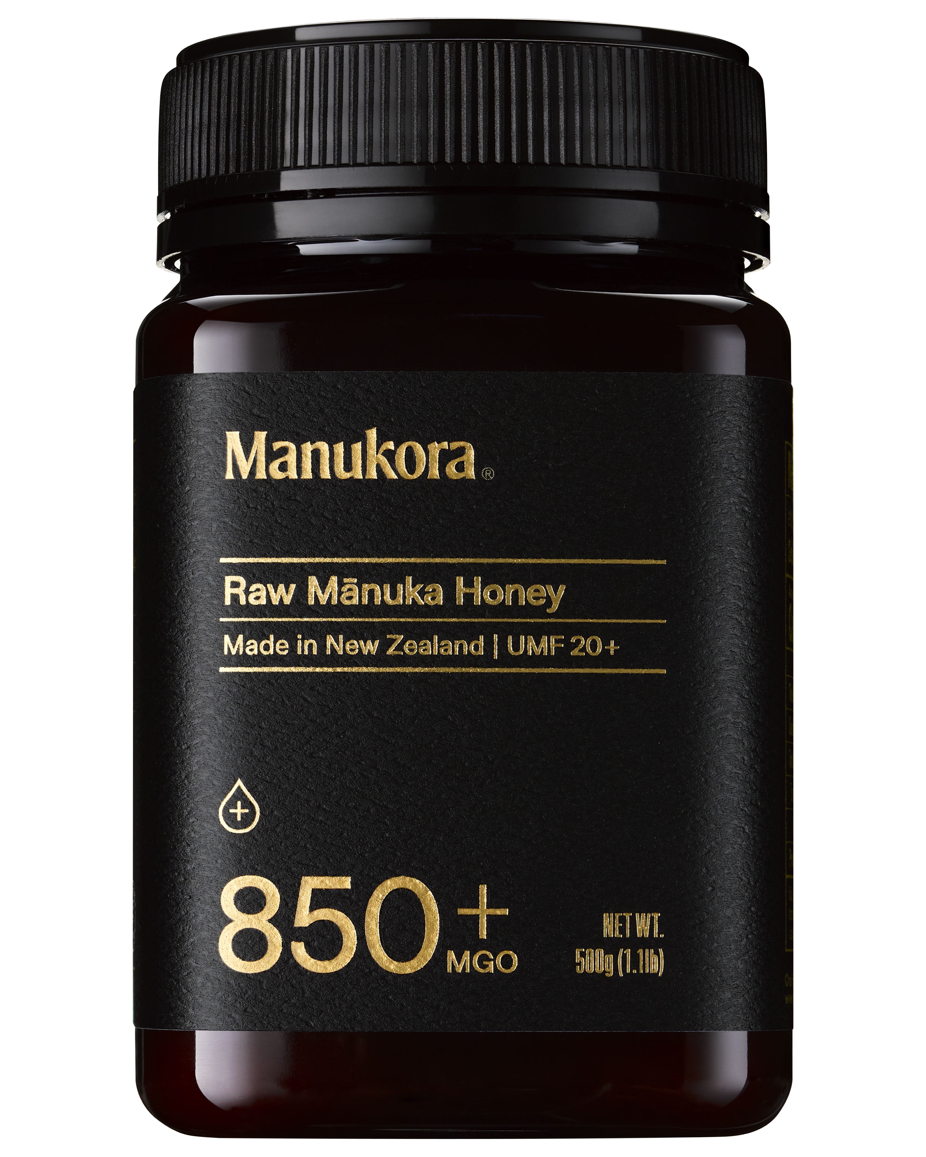 Manukora UMF 20+/MGO 850+ Raw Manuka Honey (500g/1.1lb) Authentic Non ...