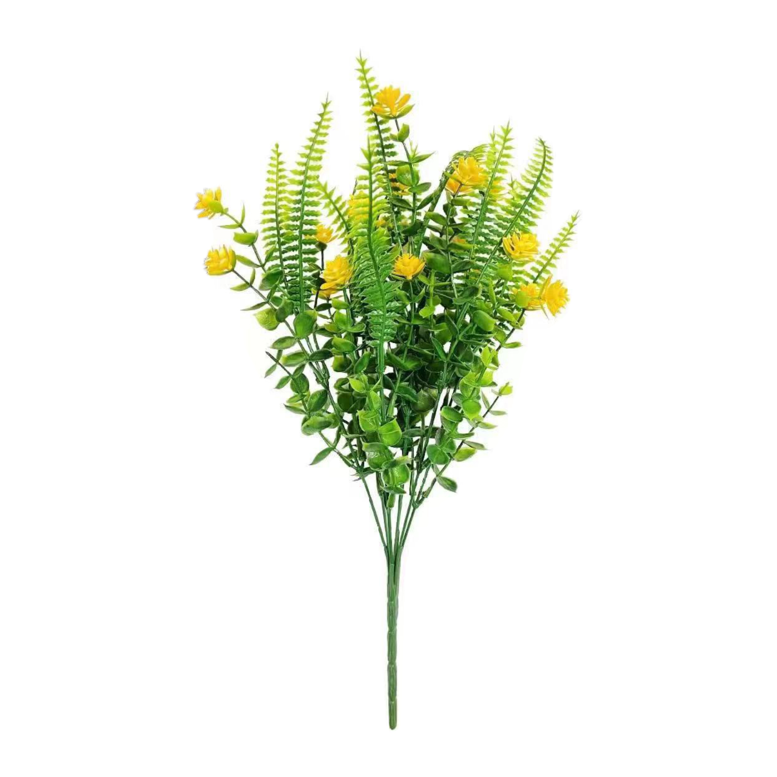 Manunclaims 1 Bouquet 7 Head Artificial Flower UV Resistant No Watering ...