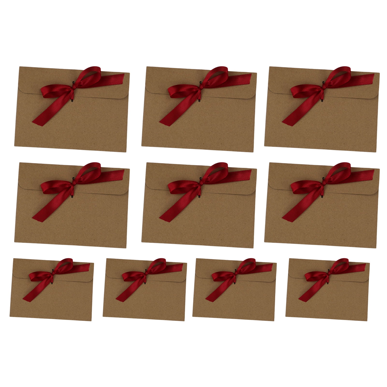 Manunclaims 10Pcs/Set Bow Tie Envelopes Ribbon with Bow Gift Paper ...