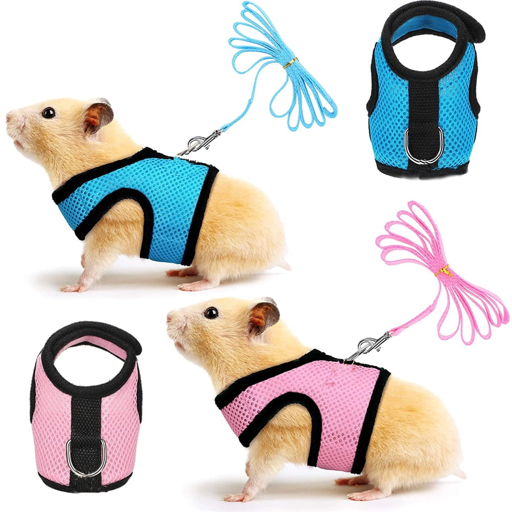 Manunclaims Guinea Pig Harness and Leash, Soft Mesh, Adjustable, Small ...