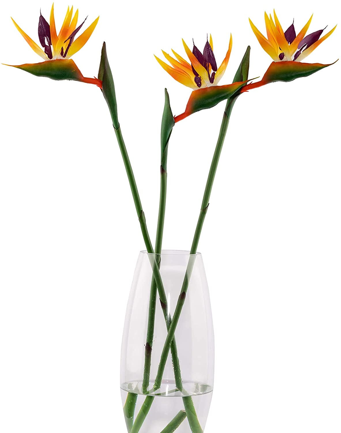 Manunclaims Artificial Flower Bird Of Paradise, Set of 3Pcs, UV ...