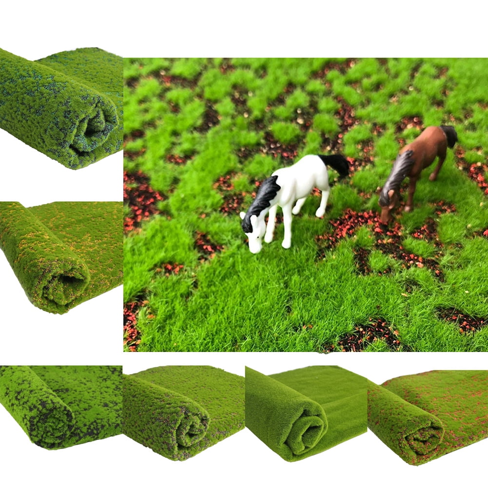 Manunclaims Artificial Moss Mat Fake Grass Rug,DIY Synthetic Turf ...