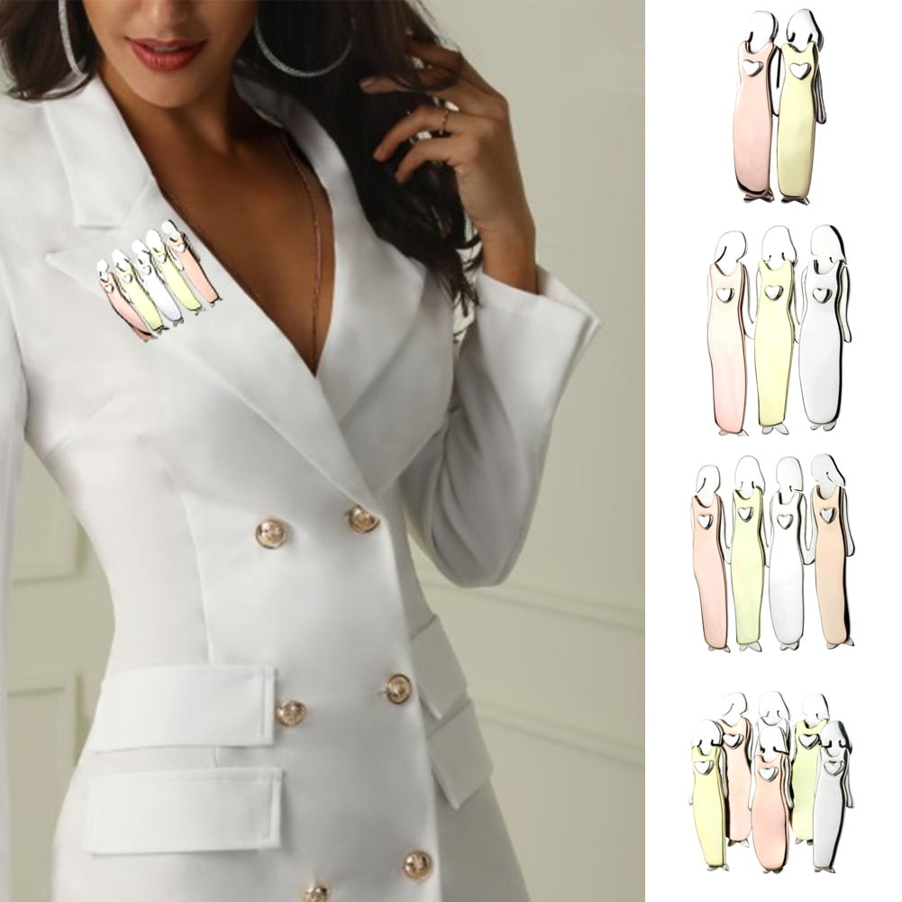 Manunclaims Brooch Pins for Women, My Beautiful Sisters, 2-6 Sisters ...