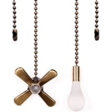 Manunclaims Ceiling Fan Pull Chain, Fan Pulls Set with Connector, 2 ...