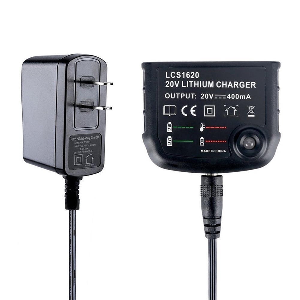Manunclaims LCS1620 20V Lithium Battery Charger Replacement for Black ...