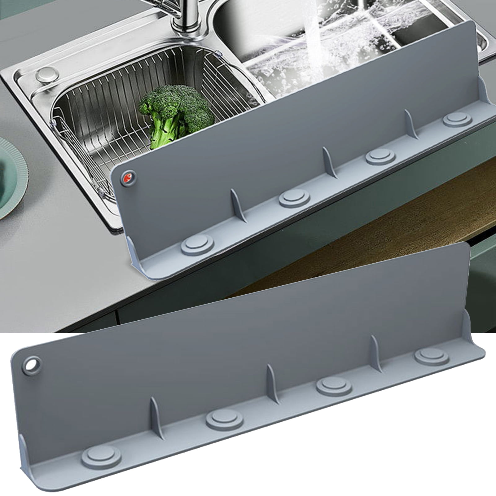 Manunclaims Sink Splash Guard Pressure Adsorption Slope Design Soft ...