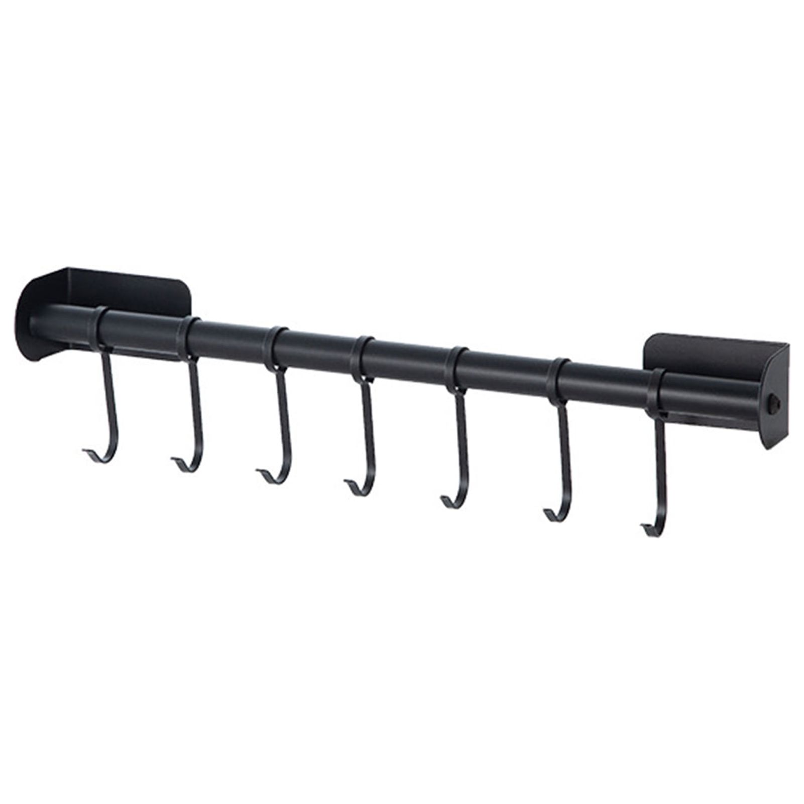 Manunclaims Utensil Rack Wall Mounted Punch Free Movable Hooks Load ...