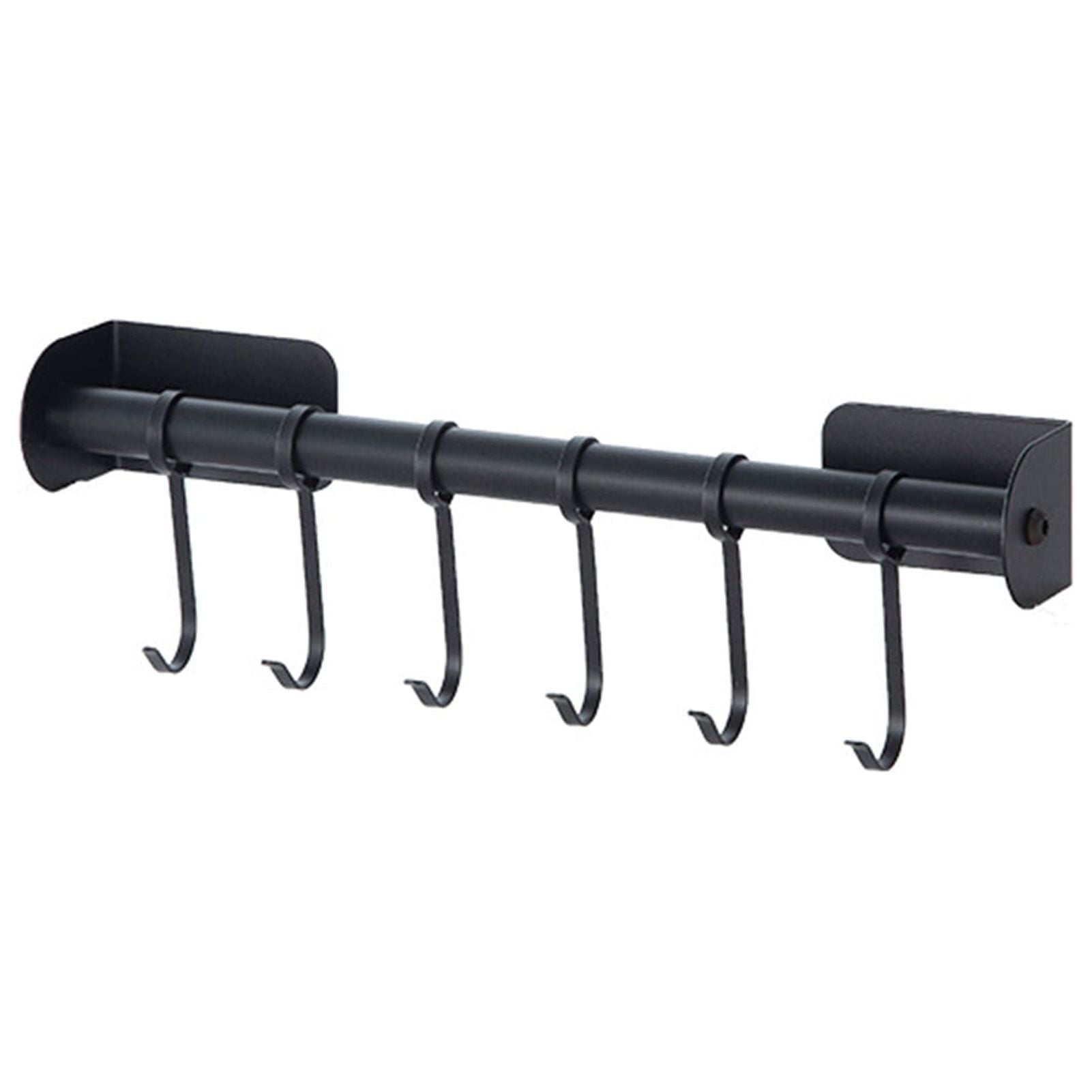 Manunclaims Utensil Rack Wall Mounted Punch Free Movable Hooks Load ...