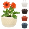 Manunclaims Wall Planters Hanging Flower Pots, Premium Self Watering ...