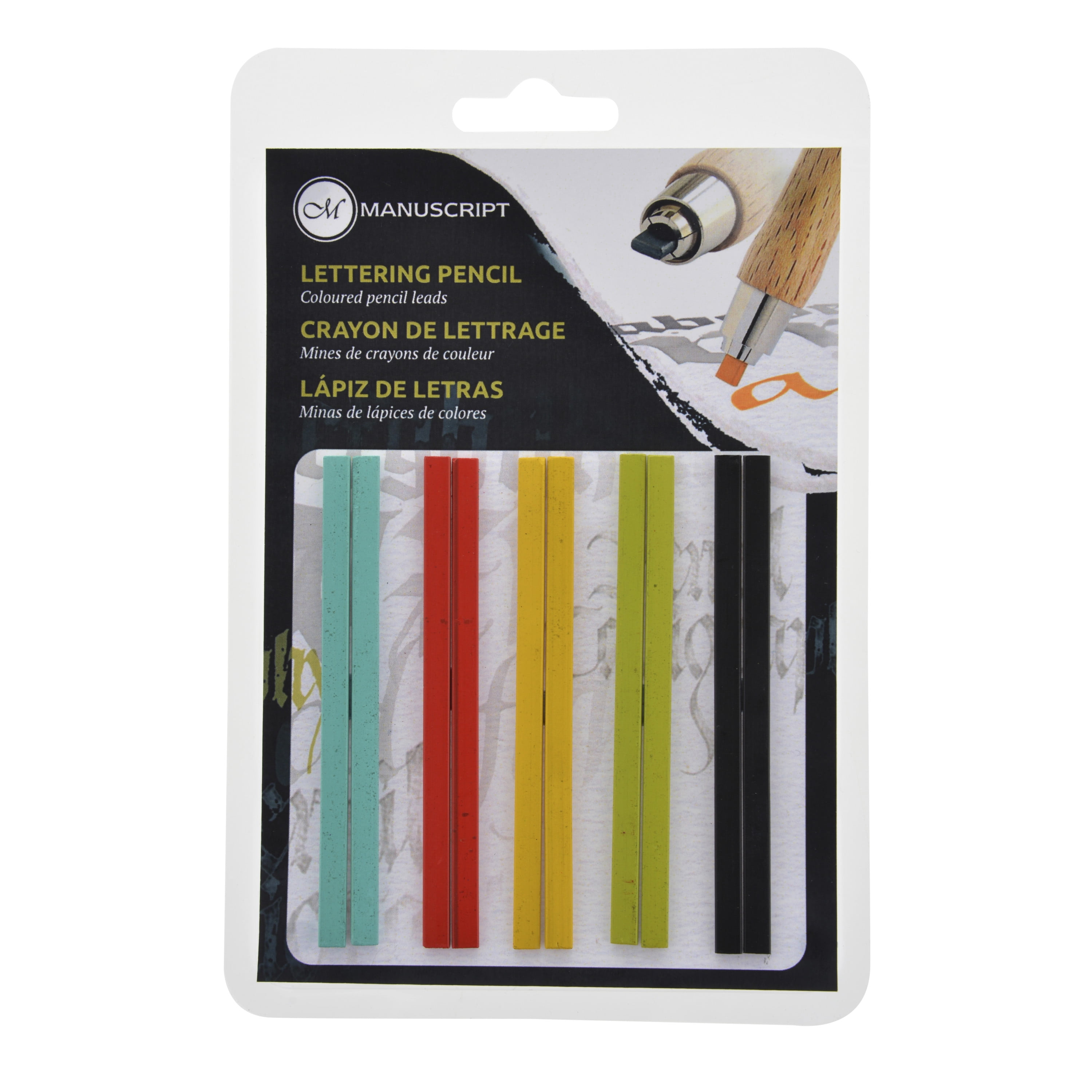 Manuscript CalliCreative Lettering Pencil Refill Leads, Flat Lead ...
