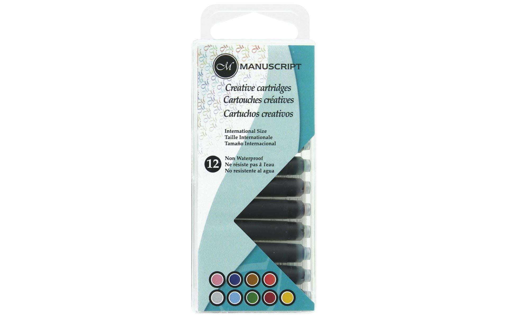 Manuscript Creative Cartridges, Assorted Colors, 12/Pkg. - Walmart.com