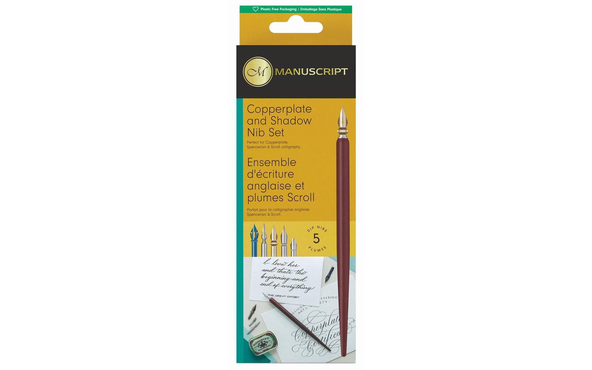 Manuscript Leonardt Dip Pen Sets - Copperplate & Shadow Set - Walmart.com