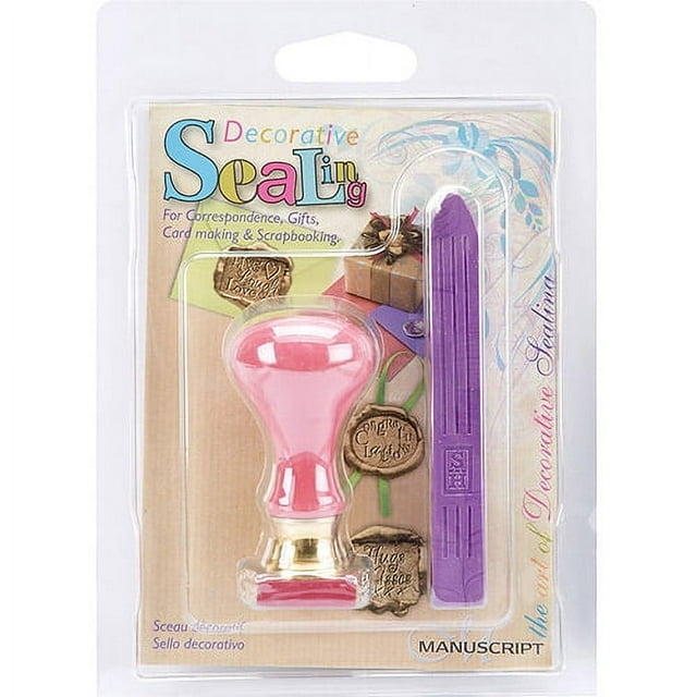 Manuscript Pen Decorative Resin Seal with Wax Stick - Walmart.com