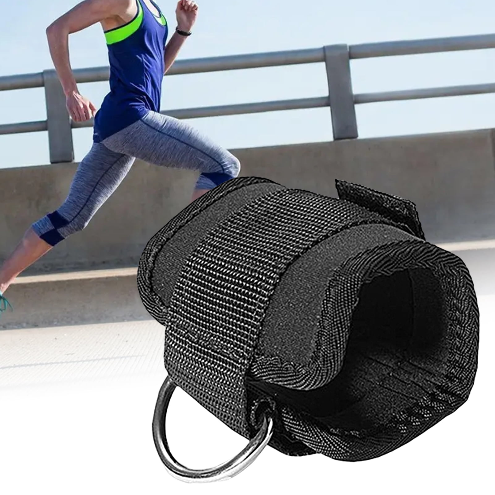 Manwang Ankle Straps for Cable Machines Padded Ankle Cuffs Set of 2 ...