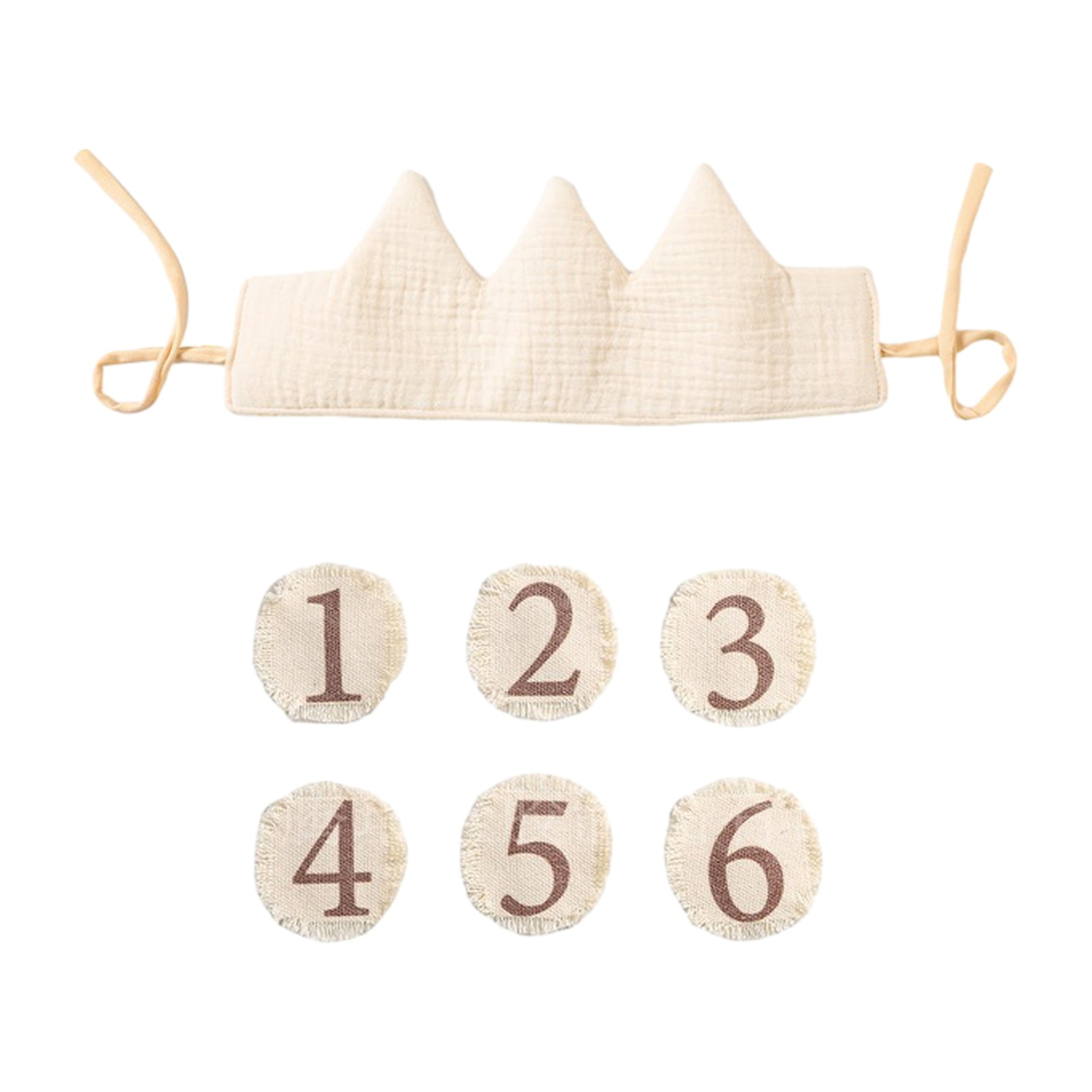 Manwang Cute Baby Birthday Hat Baby Birthday Hat with Number Sticker ...
