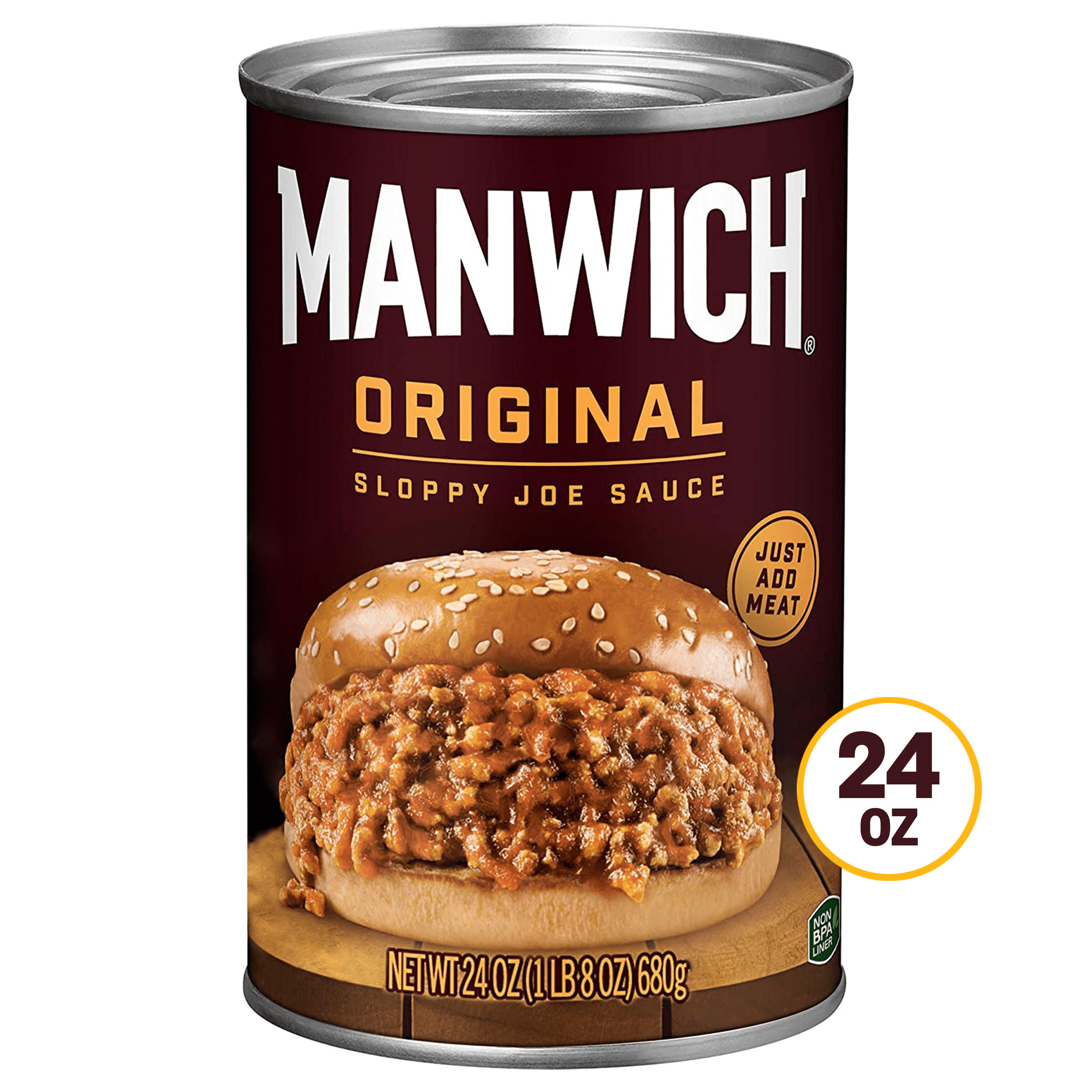 Manwich Original Sloppy Joe Sauce, Canned Sauce, 24 OZ - Walmart.com