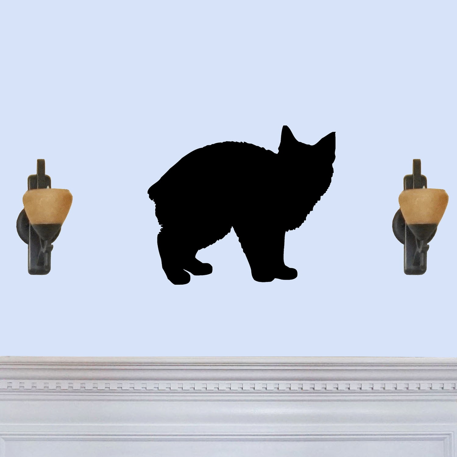 Manx Cat Breed Silhouette - Beautiful Solid Steel Home Decor Decorative ...