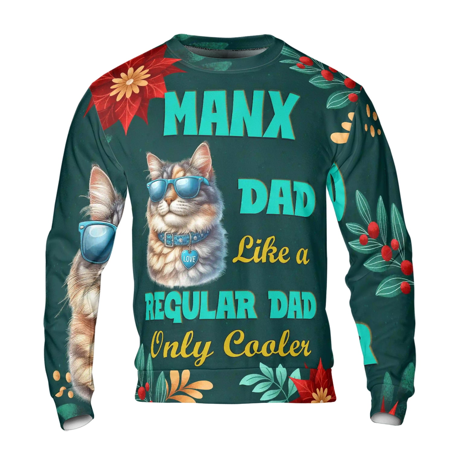 Manx Dad Like a Regular Dad Only Cooler Happy Father's Day All Over ...
