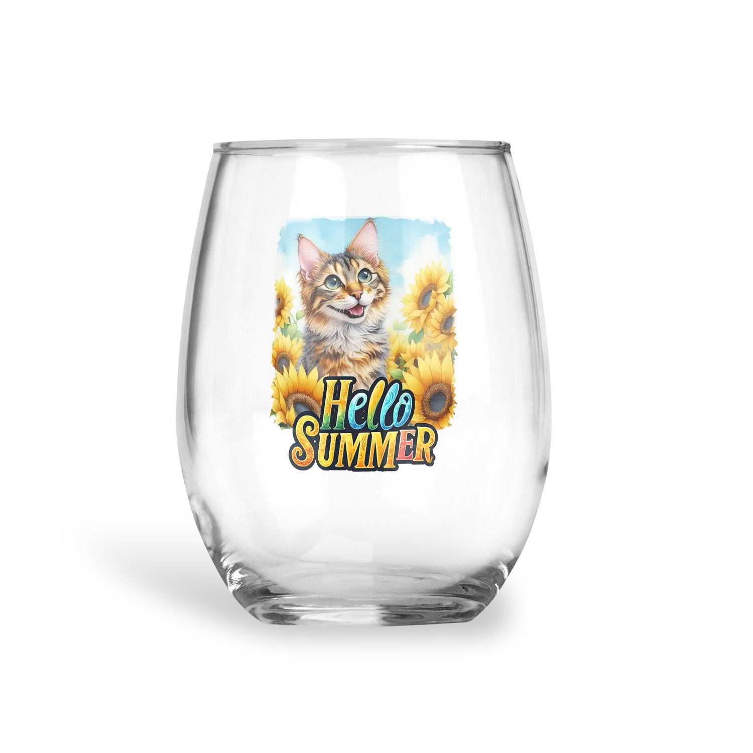 Manx Hello Summer Sunshine Sunflowers Spring Retro Vintage 15oz ...