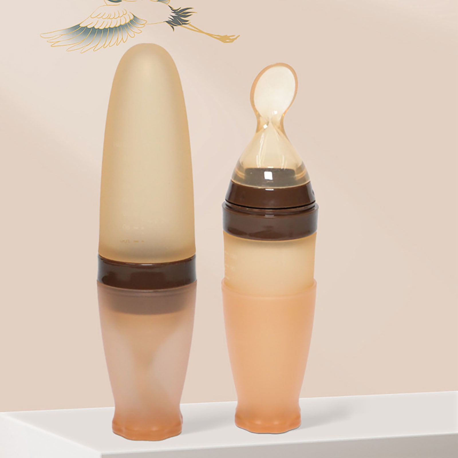 ManxiVoo Baby Food Dispensing Spoon: Feeder Dispenser For Baby Self ...