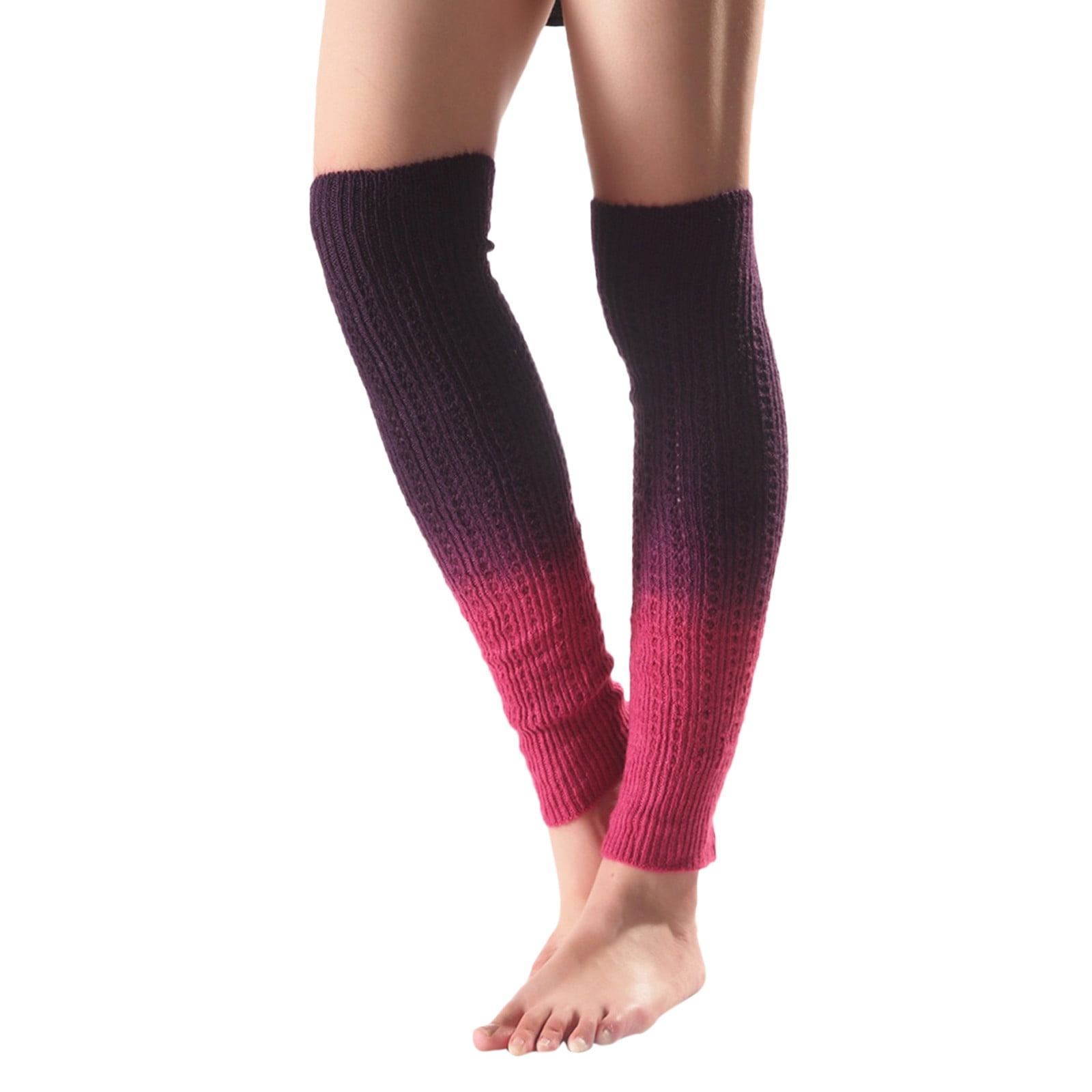 ManxiVoo Leg Warmers Womens Leg Warmers Knitted Leg Warmers Gradient ...