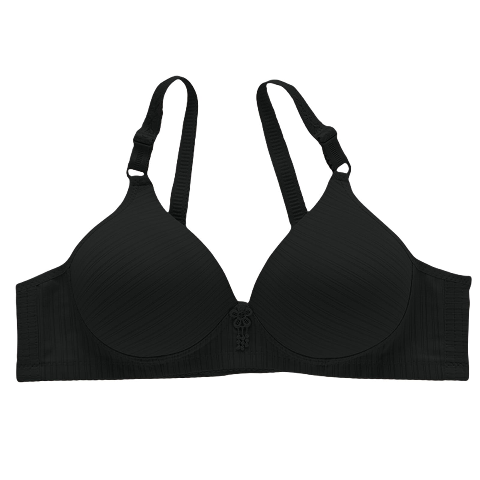 ManxiVoo Side Folded Full Coverage Wireless Bra for Women Soft ...
