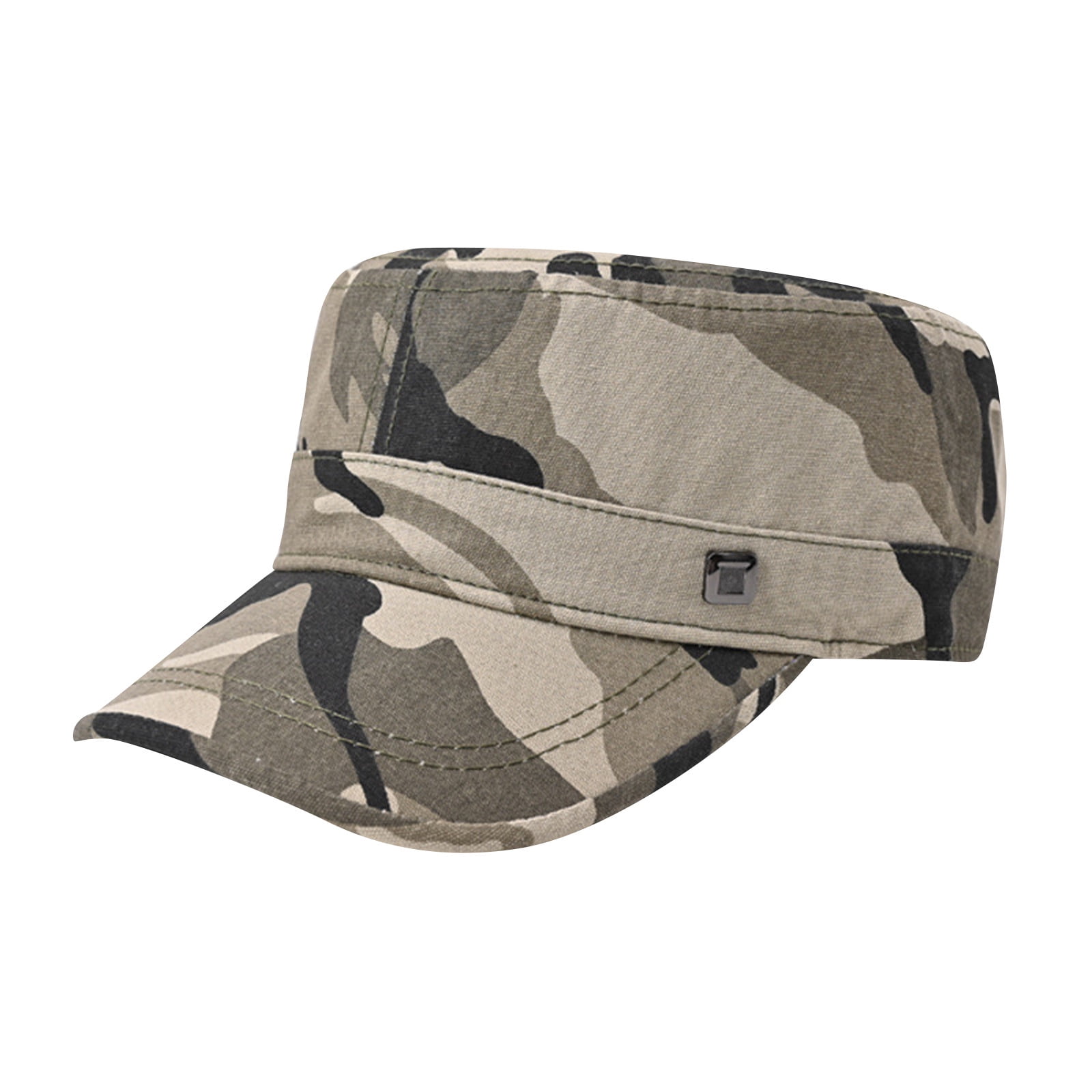 Manxivoo Men's Hats & Caps Mens Fashion Casual Cotton Flat Top Sunshade ...